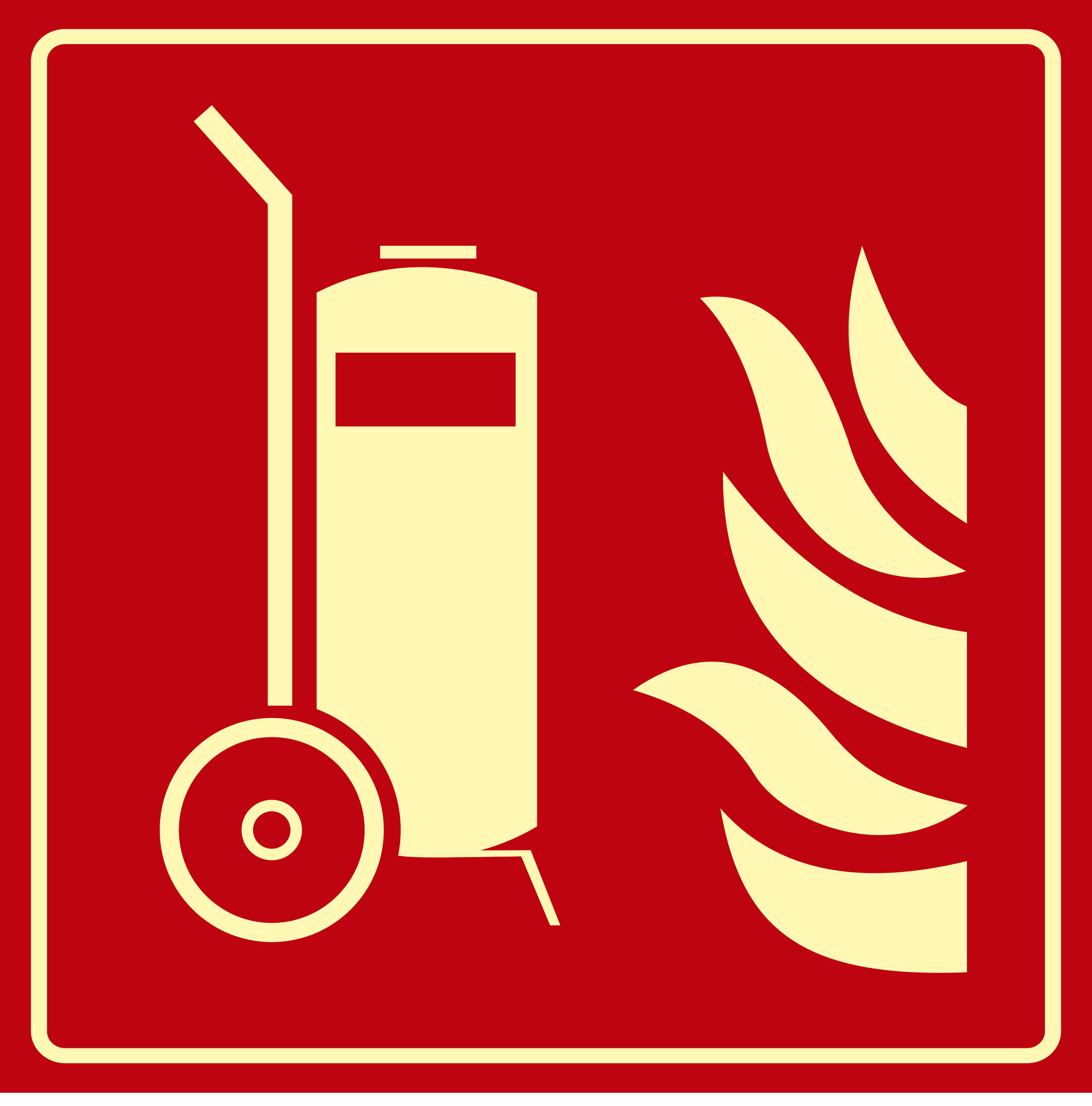 Extintor móvil (solo pictograma) – adhesius castello